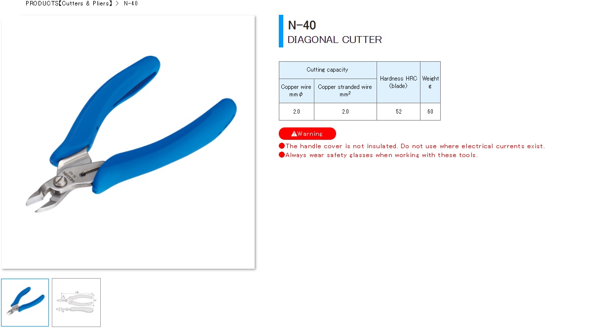 Ichiban Precision Sdn Bhd - Hozan - Hozan DIAGONAL CUTTER